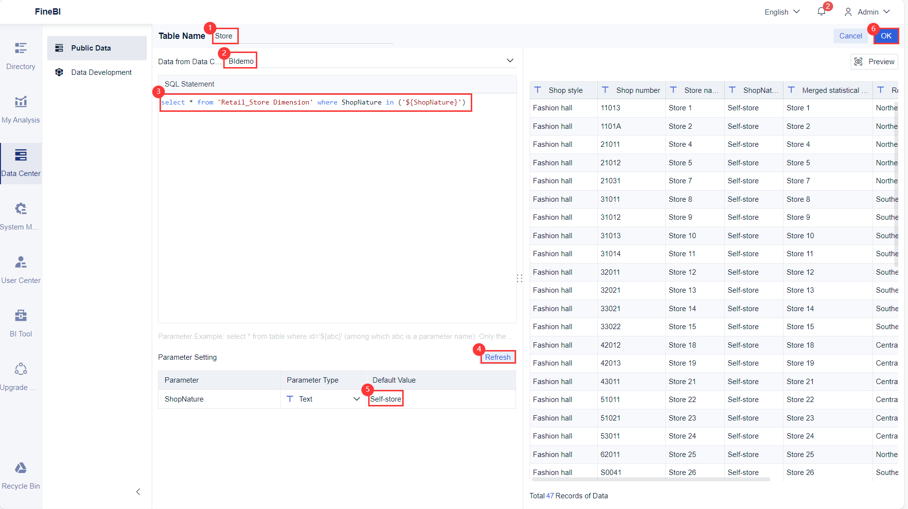 [Direct Connection] Transferring Parameters by Directly Suffixing Dashboard URLs- FineBI Help ...