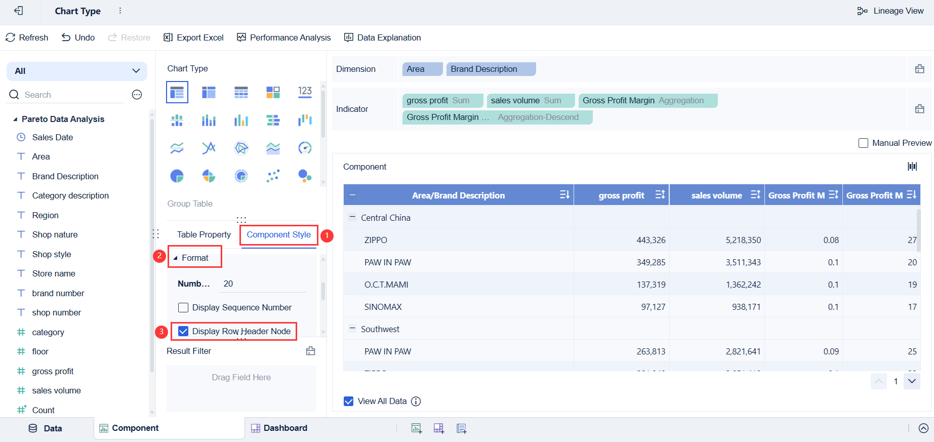Group Table- FineBI Help Document