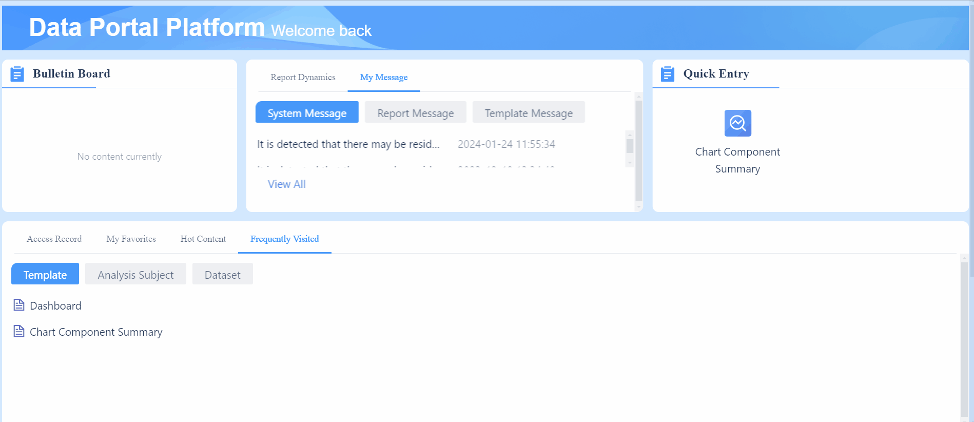Common Content Component- FineBI Help Document