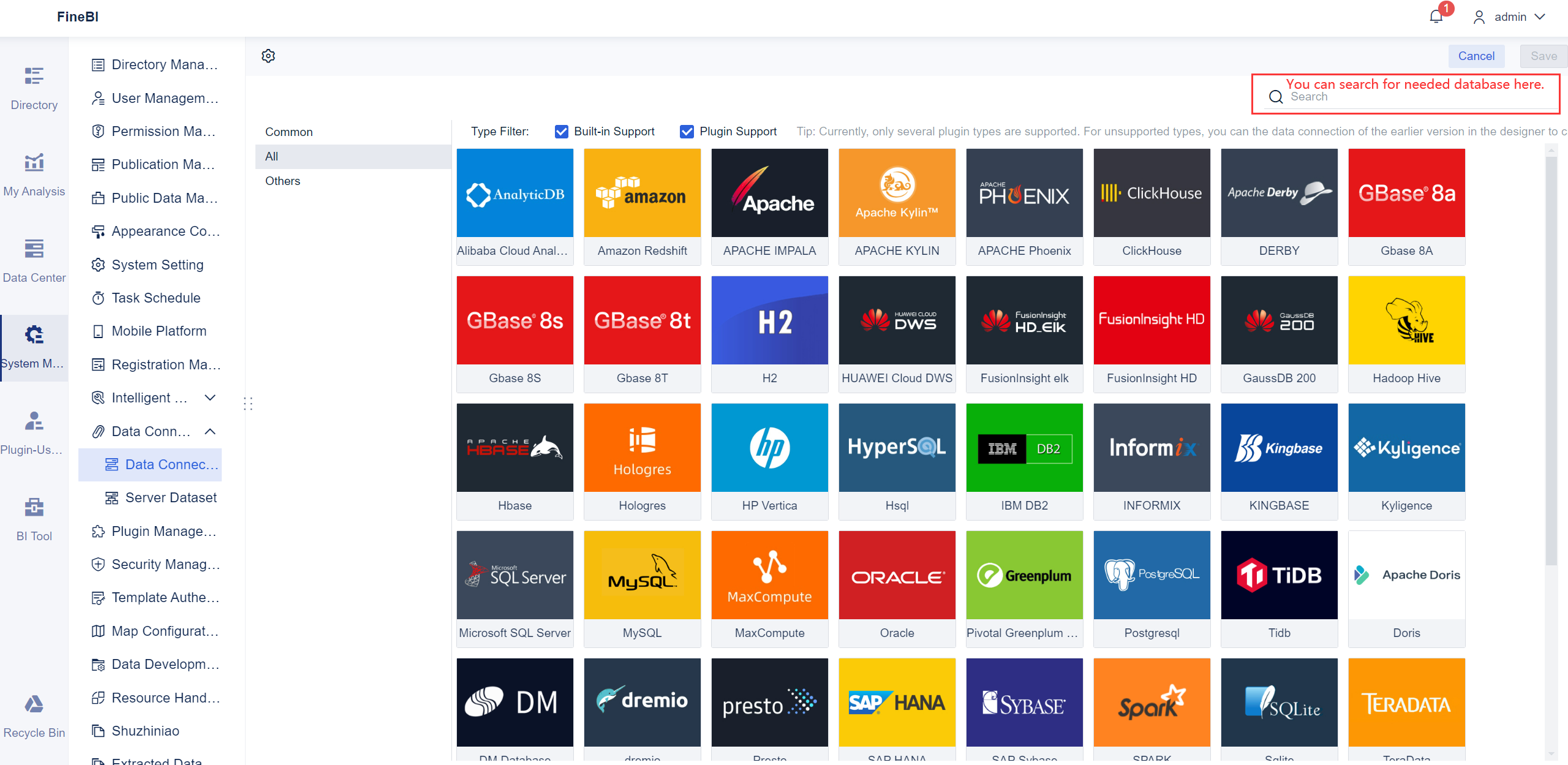 Entry-Level Data Connection Configuration- FineBI Help Document