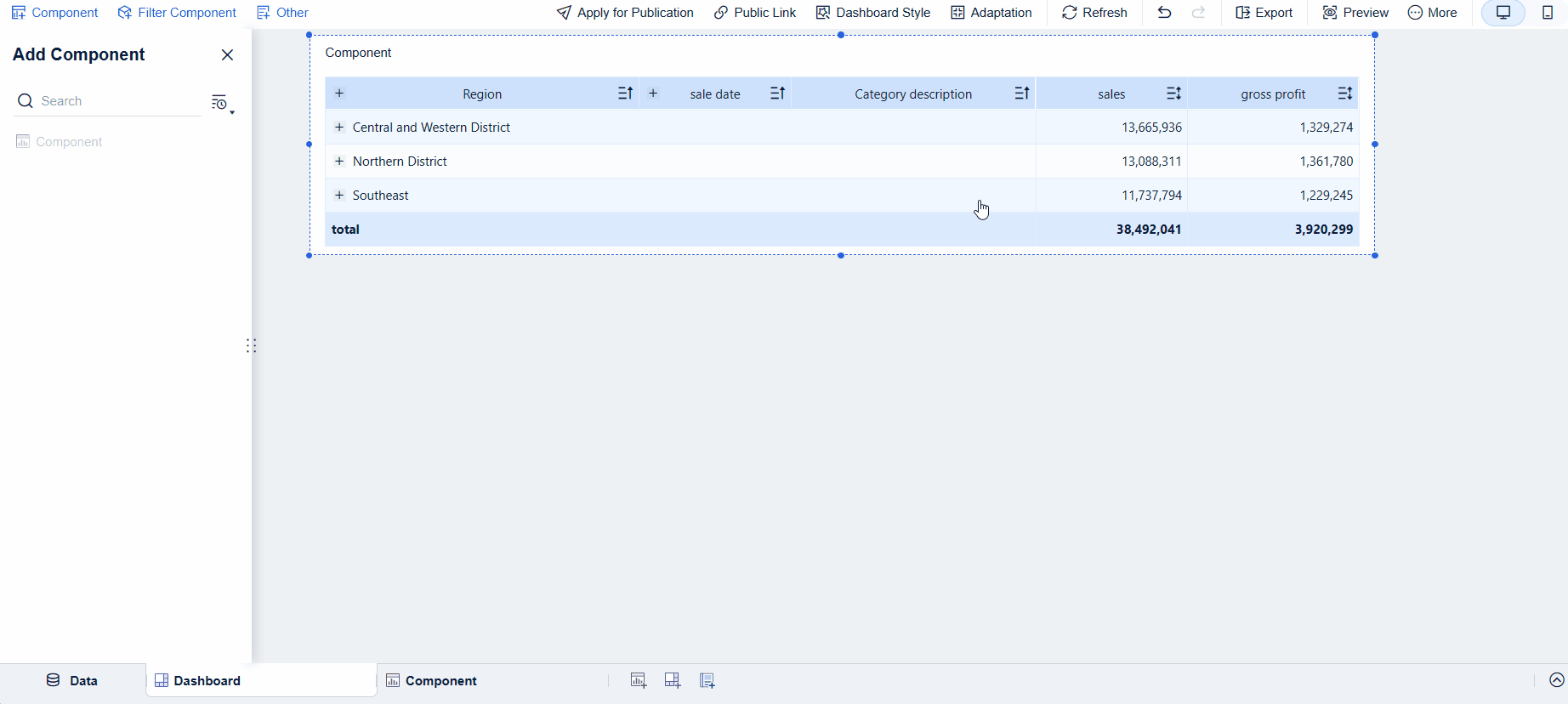 Jumping to the Dashboard Through Web Link- FineBI Help Document