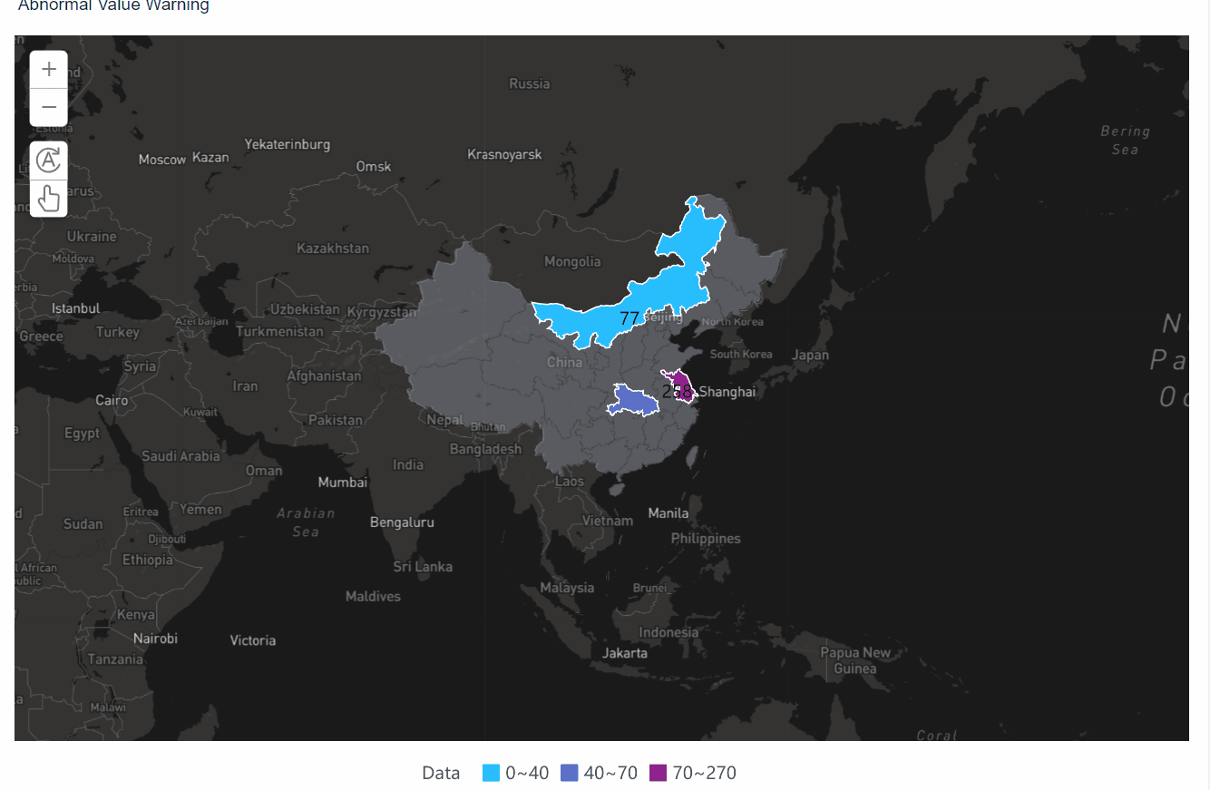 Custom Map Colors- FineBI Help Document