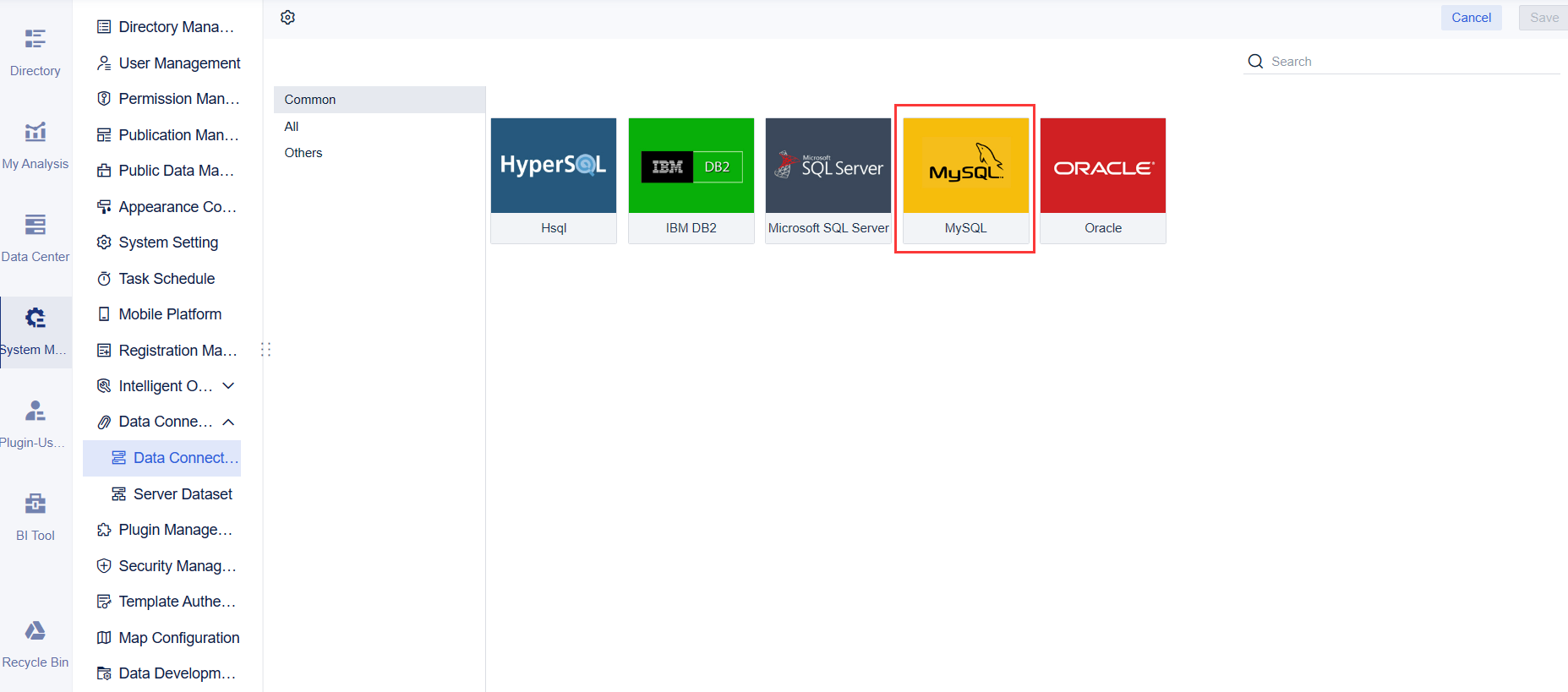 MySQL Data Connection- FineBI Help Document