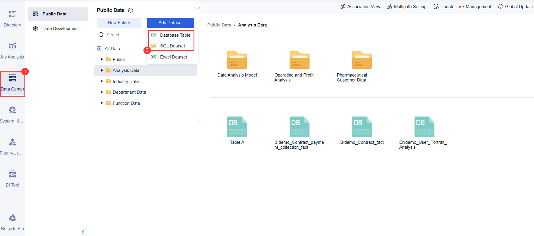 HSQL Data Connection- FineBI Document
