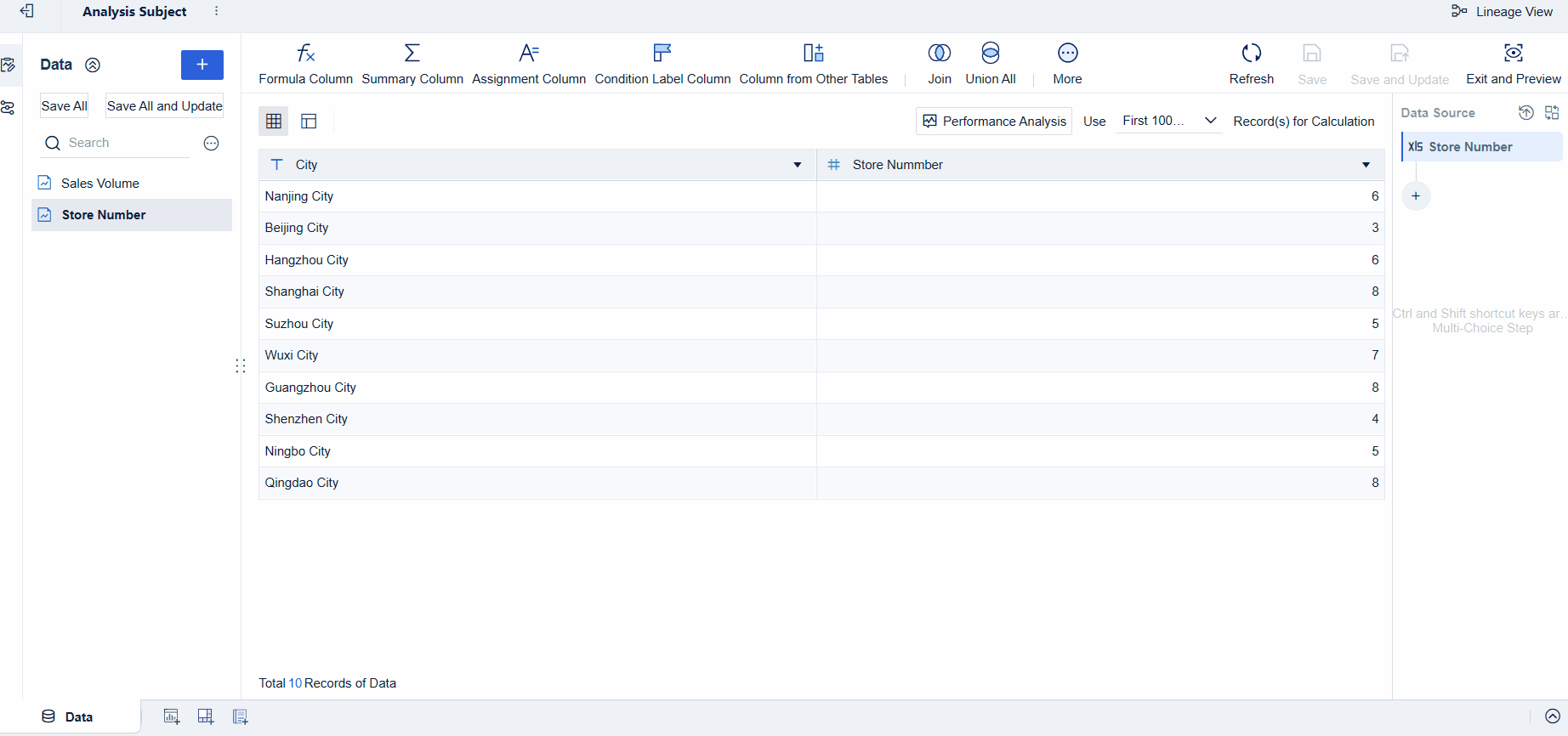 Handling Match Failure in Join- FineBI Help Document
