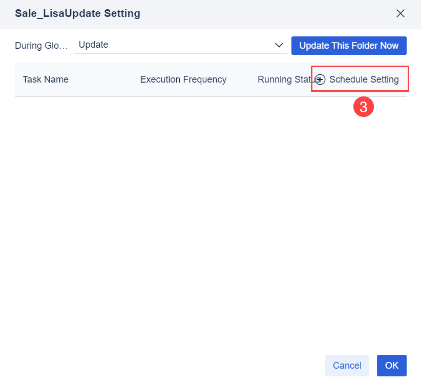 Scheduled Update- FineBI Help Document
