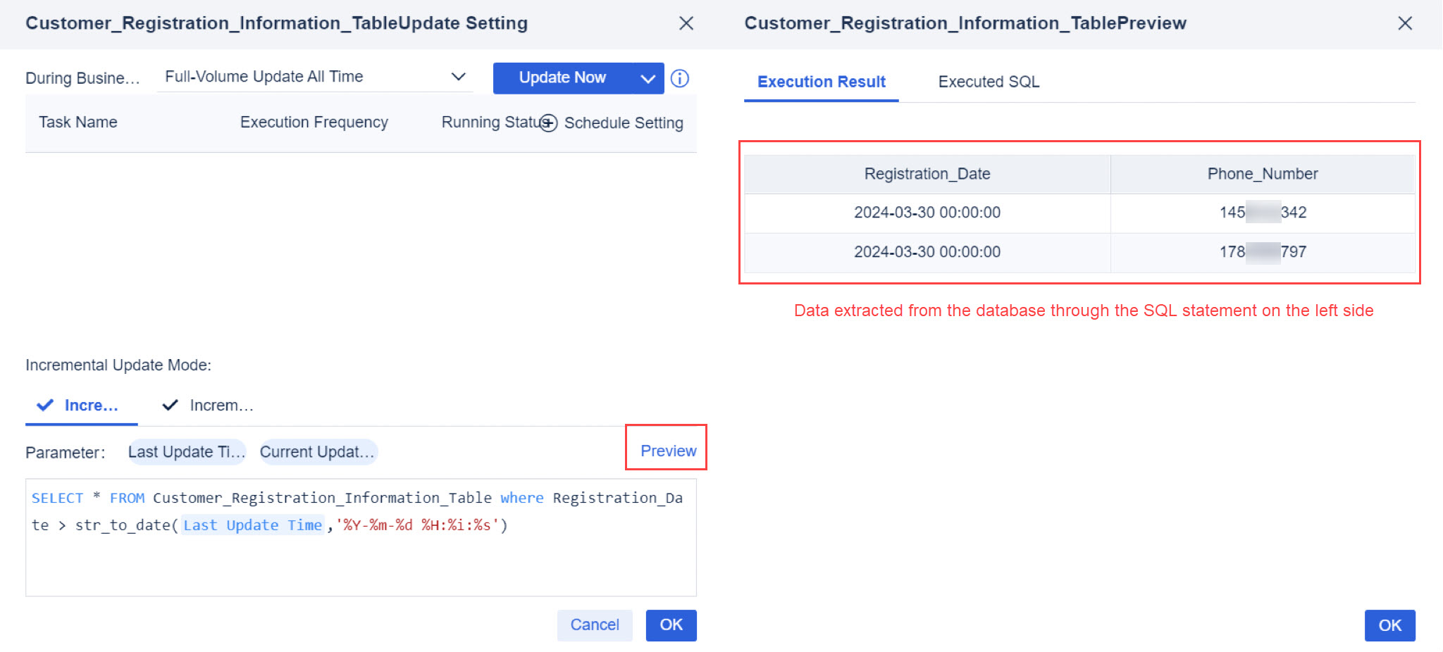 Incremental Increase Example- FineBI Help Document