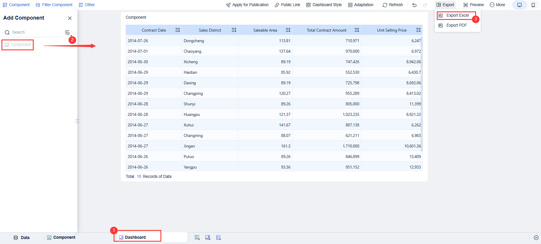 Exporting The Data Table As Excel FineBI Help Document exporting-the-data-table-as-excel-finebi-help-document