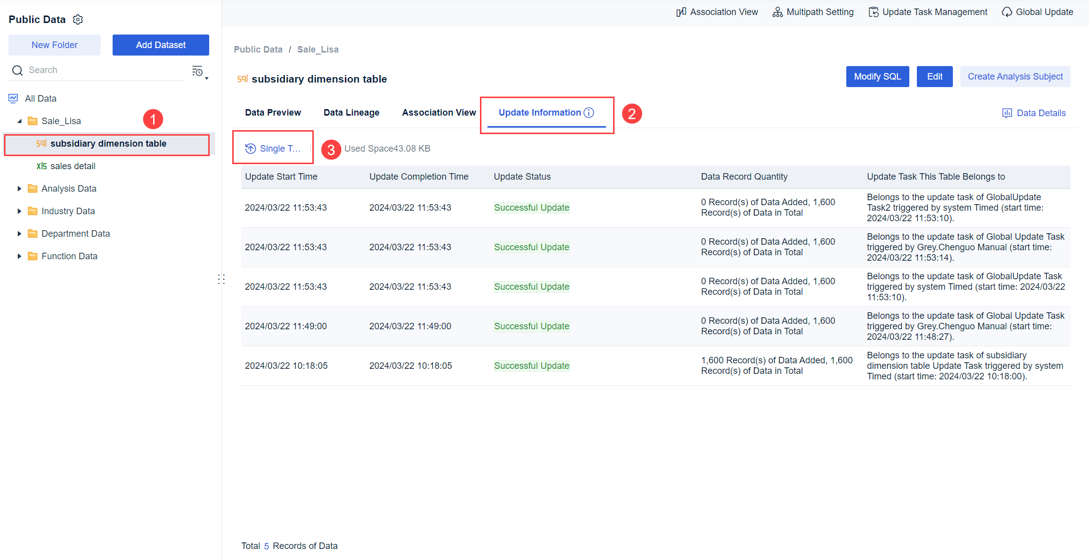 Incremental Update Overview- FineBI Help Document