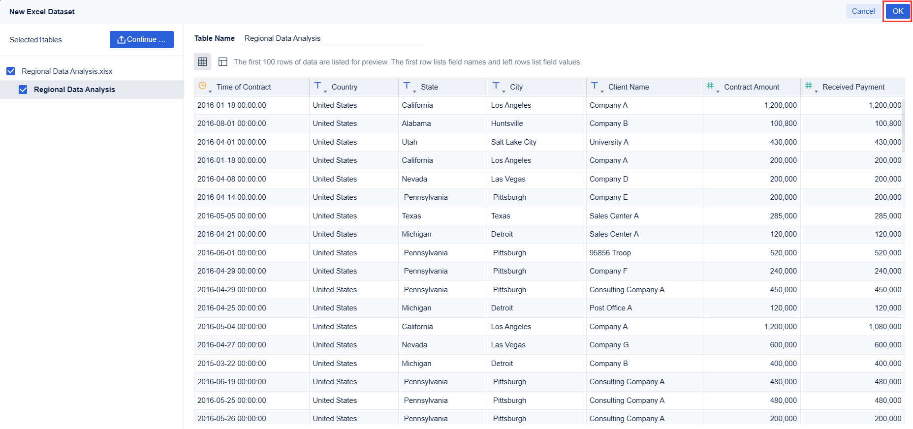 Table Background- FineBI Help Document