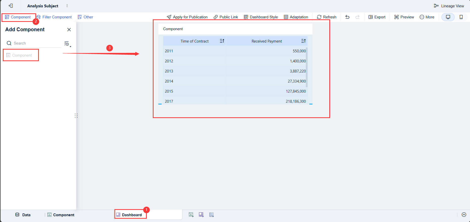 Table Background- FineBI Help Document