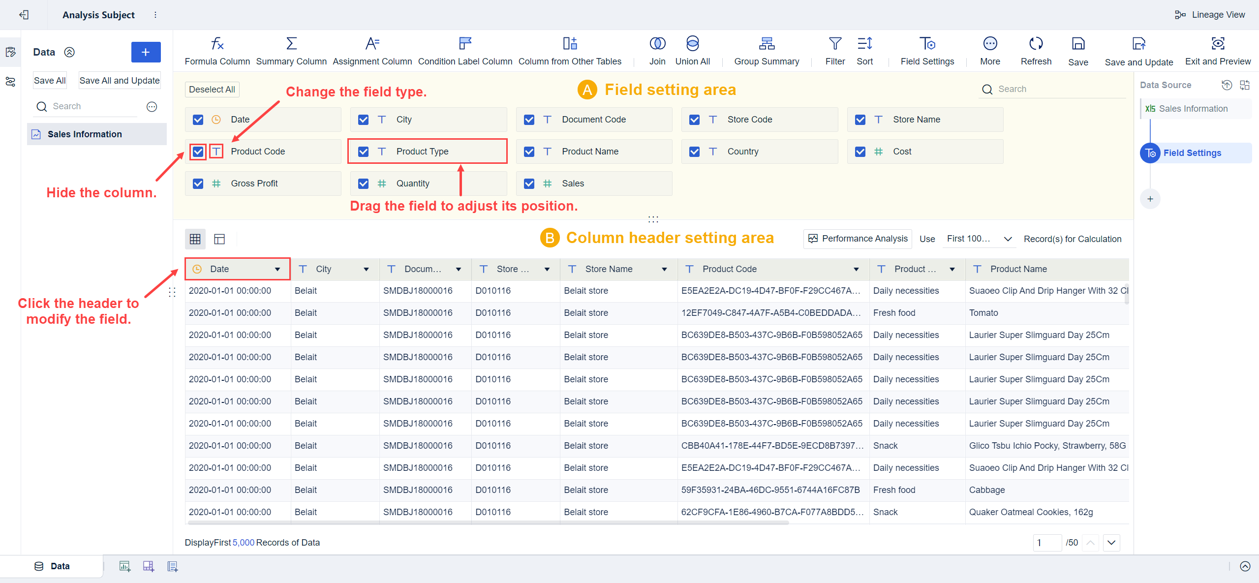 Data Editing and Updating- FineBI Help Document
