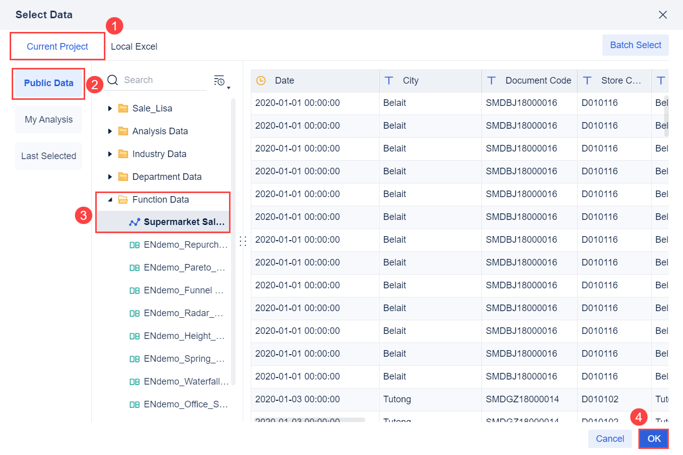Data Editing and Updating- FineBI Help Document