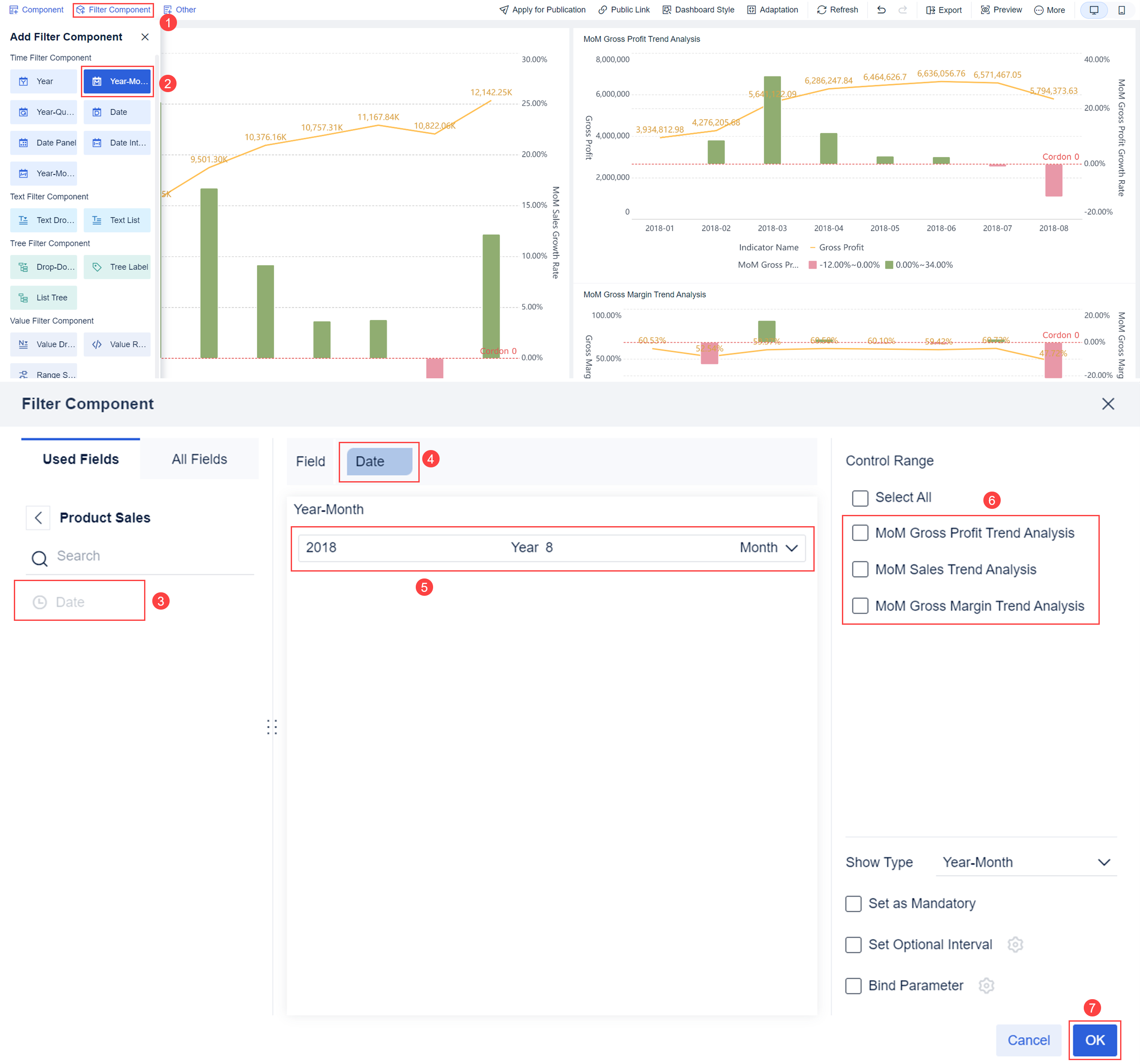 Dashboard Layout and Beautification- FineBI Help Document