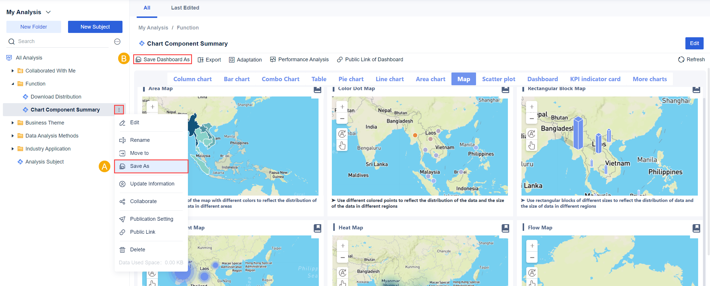 Managing Analysis Subjects- FineBI Help Document