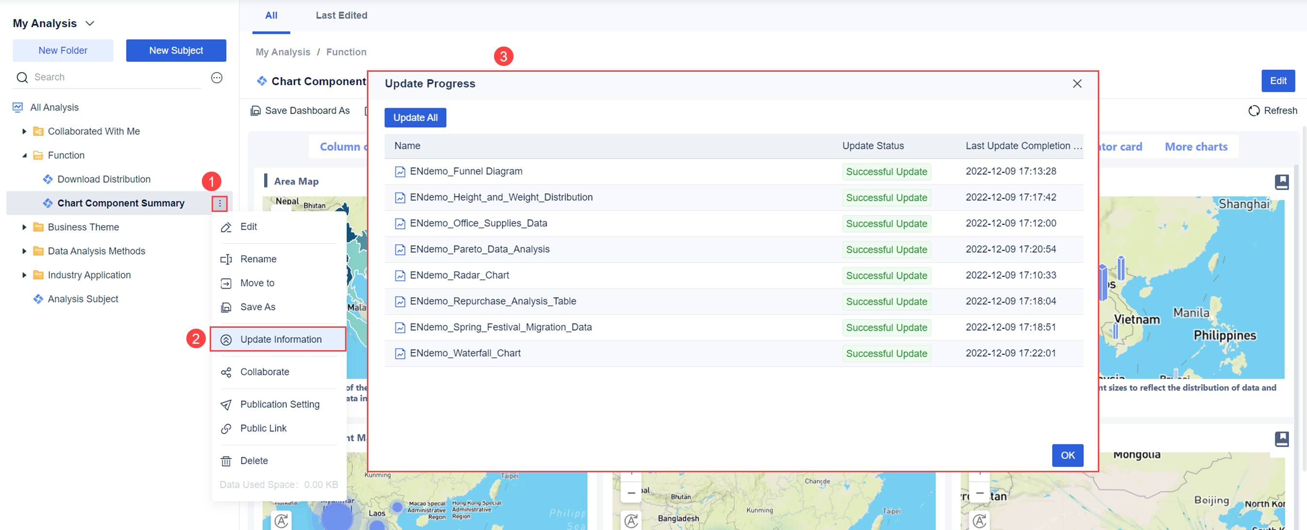 Managing Analysis Subjects- FineBI Help Document