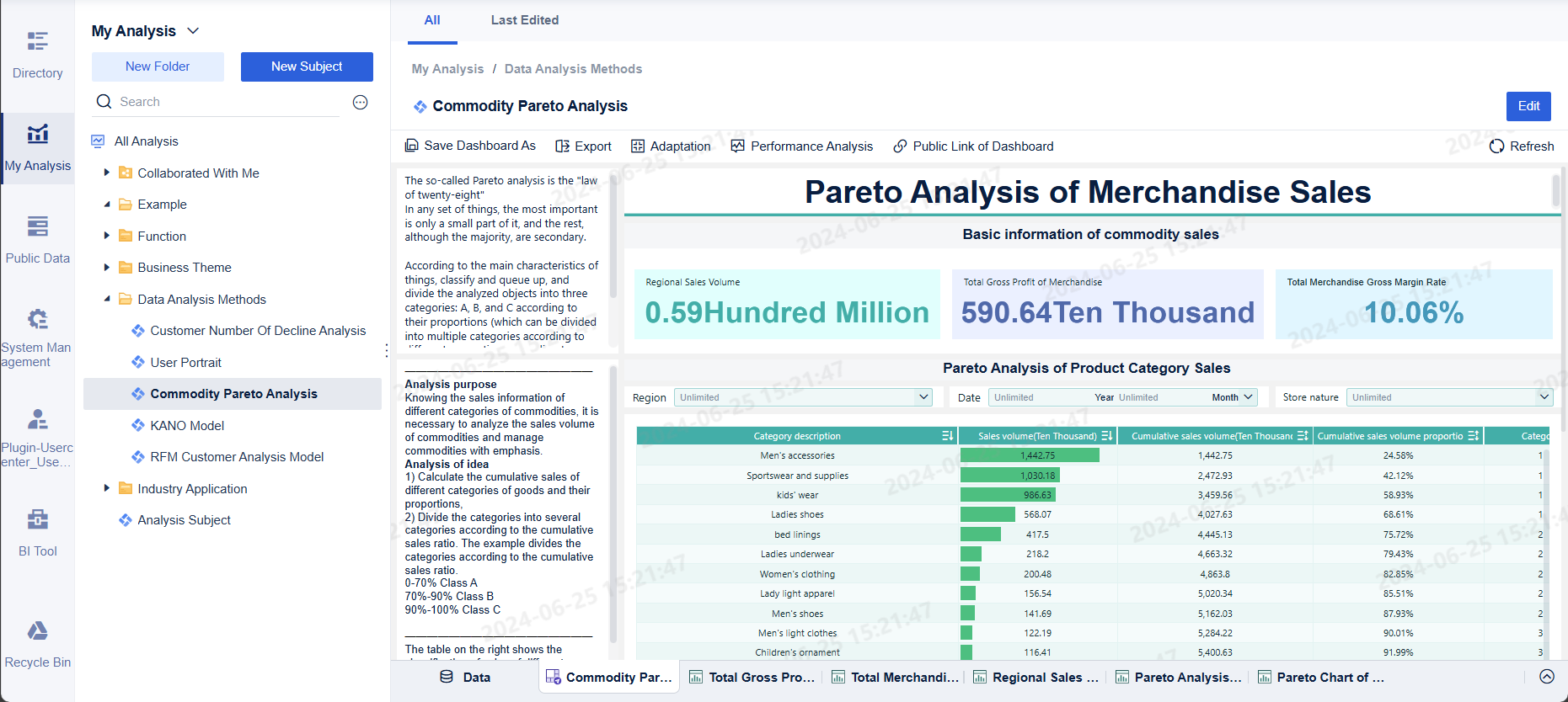 Watermark Setting- FineBI Help Document