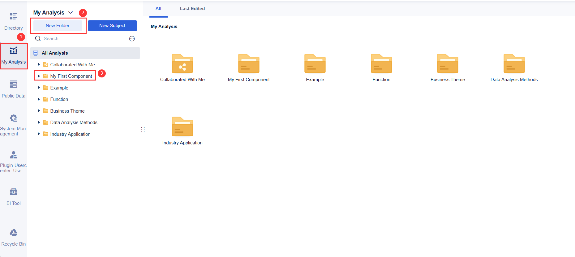 Creating a Component- FineBI Help Document