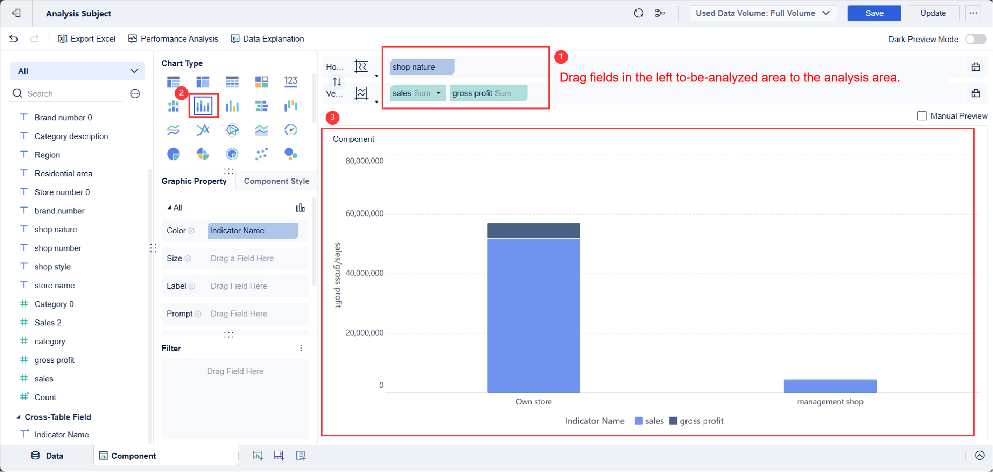 Creating a Component- FineBI Help Document