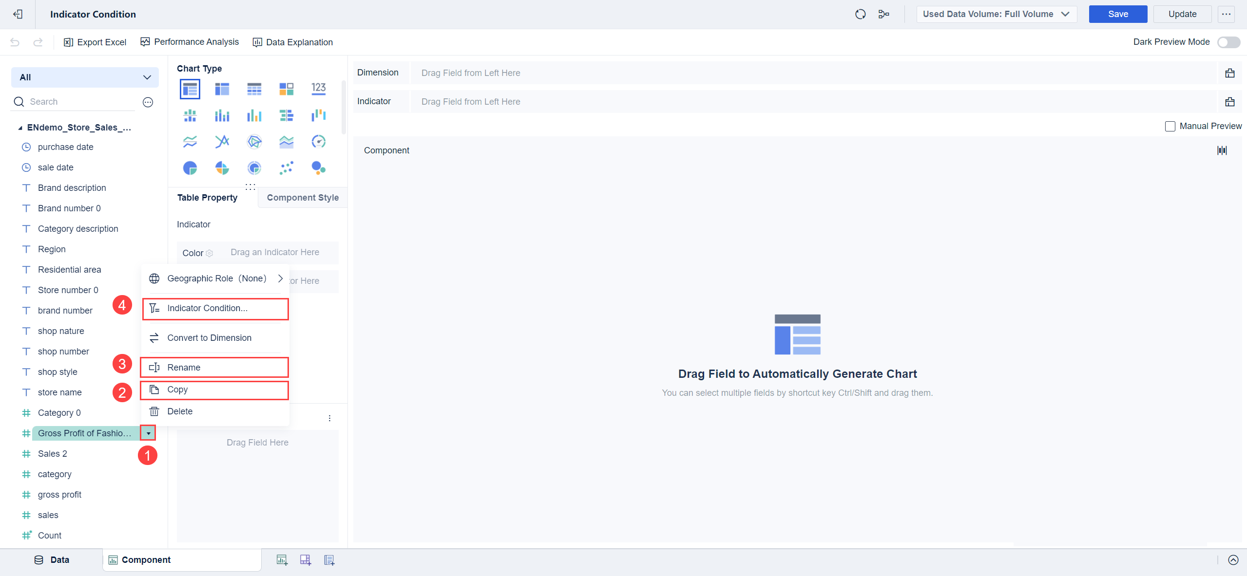 Indicator Condition- FineBI Help Document