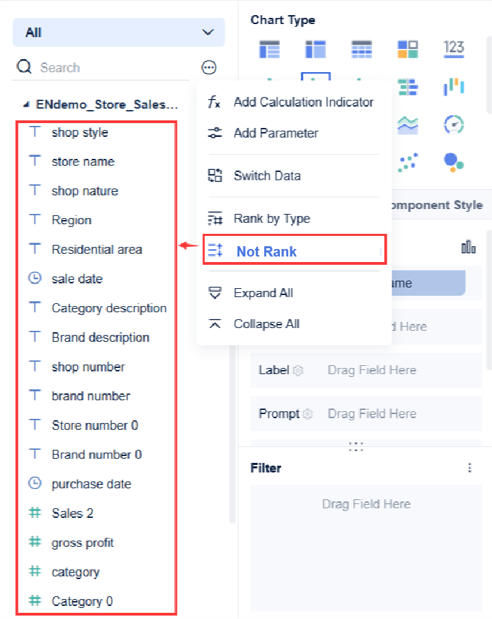 Creating a Component- FineBI Help Document
