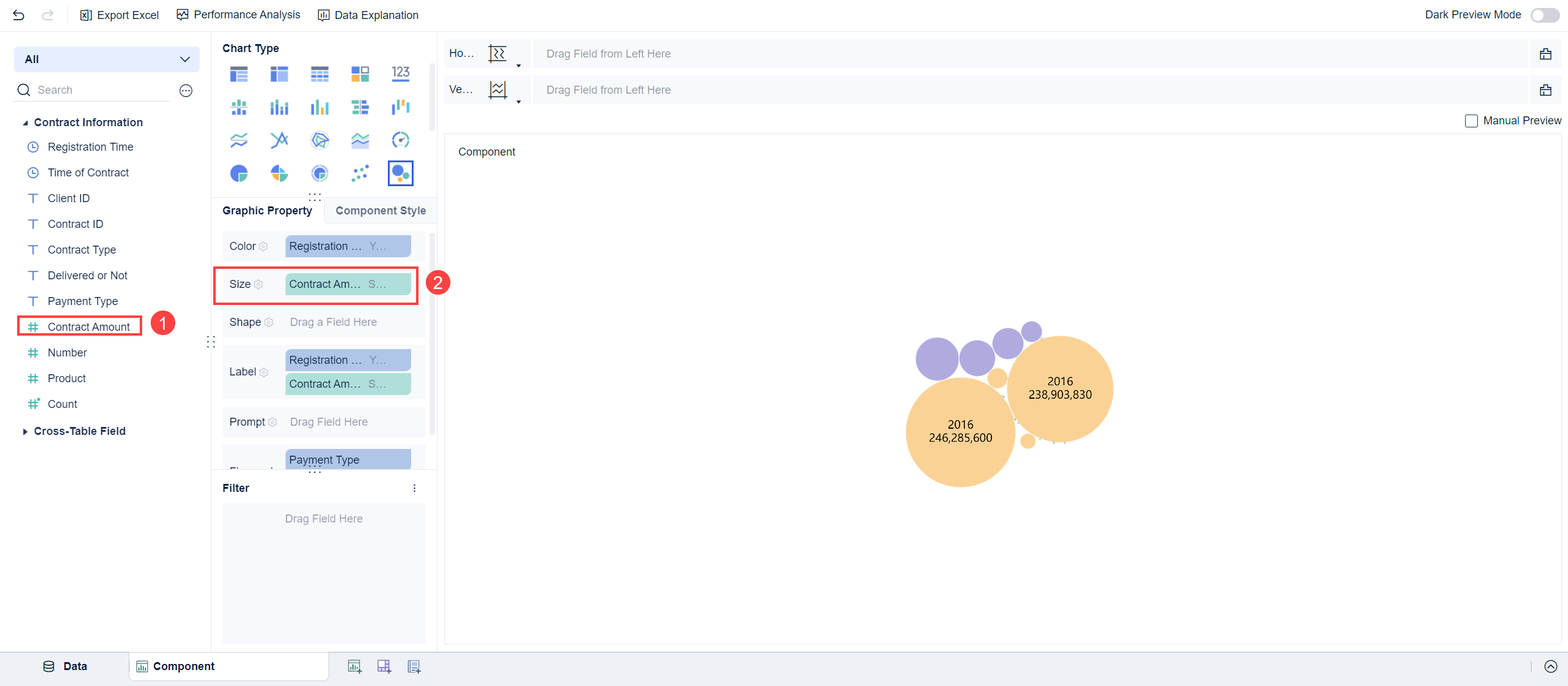Graphic Property- FineBI Help Document