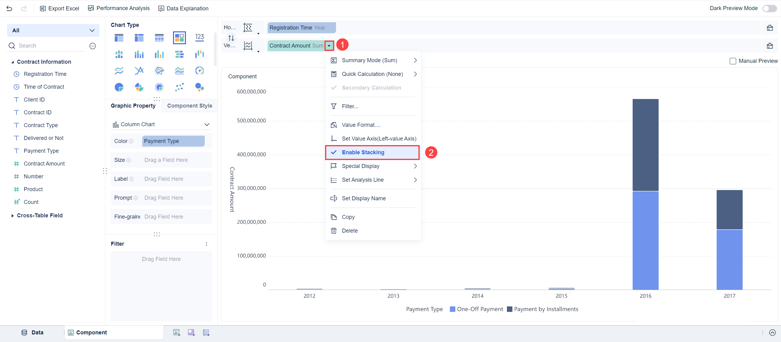 Graphic Property- FineBI Help Document