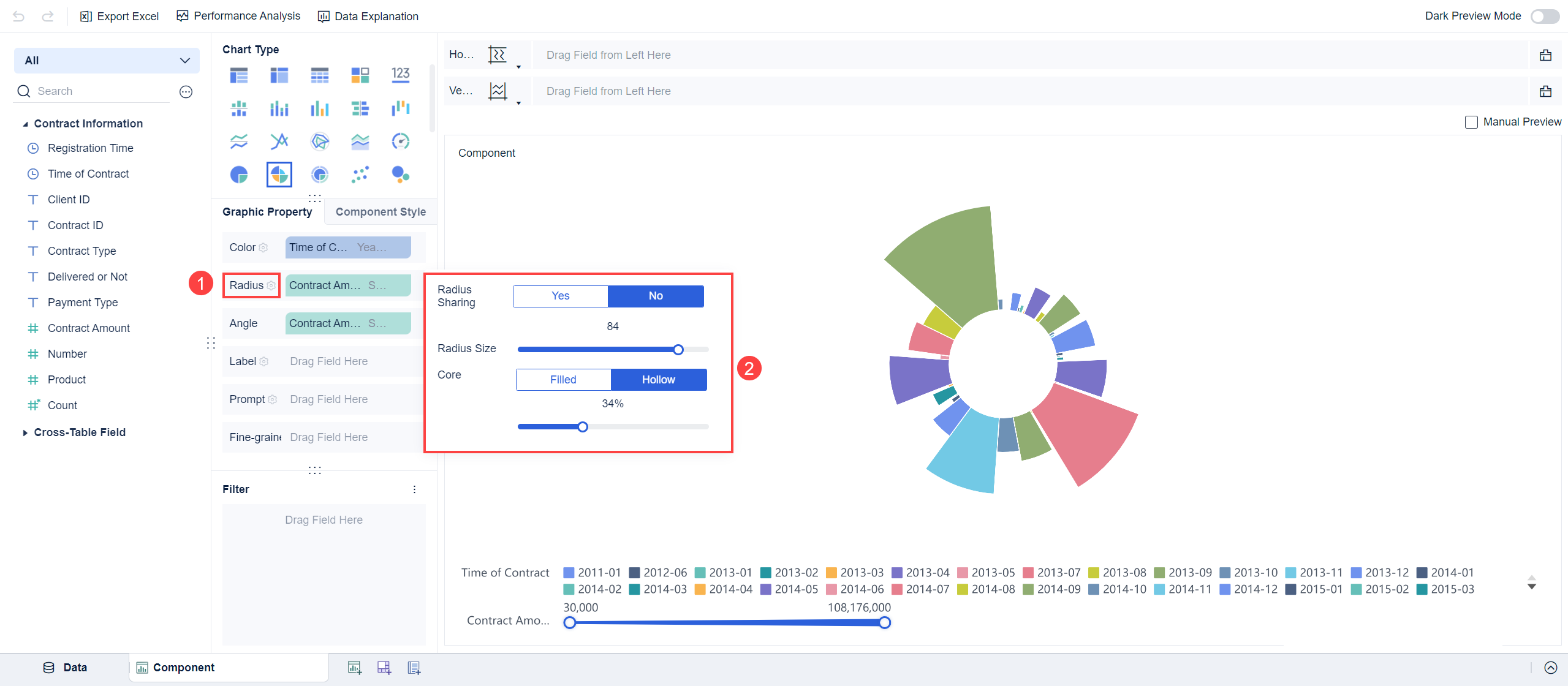 Graphic Property- FineBI Help Document