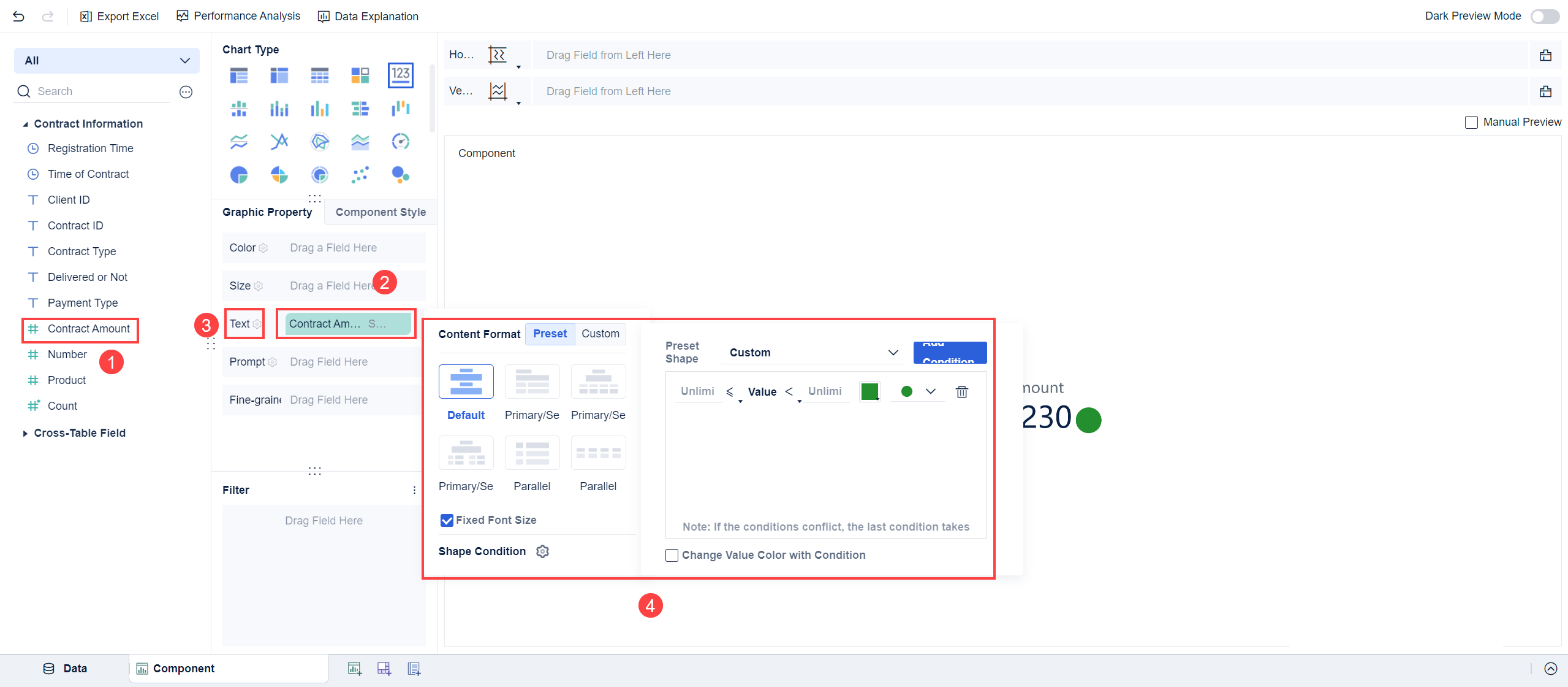Graphic Property- FineBI Help Document