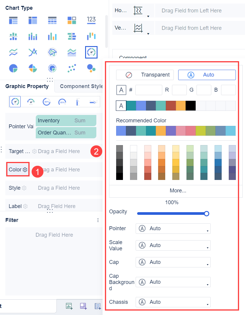 Multi-Pointer Gauge- FineBI Help Document