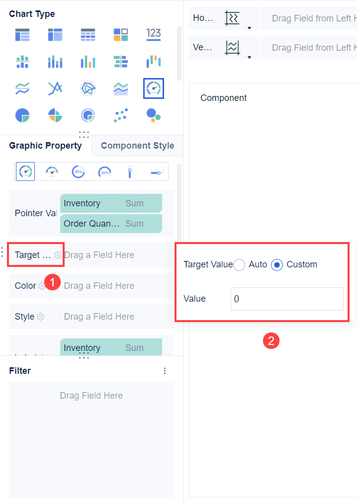 Multi-Pointer Gauge- FineBI Help Document