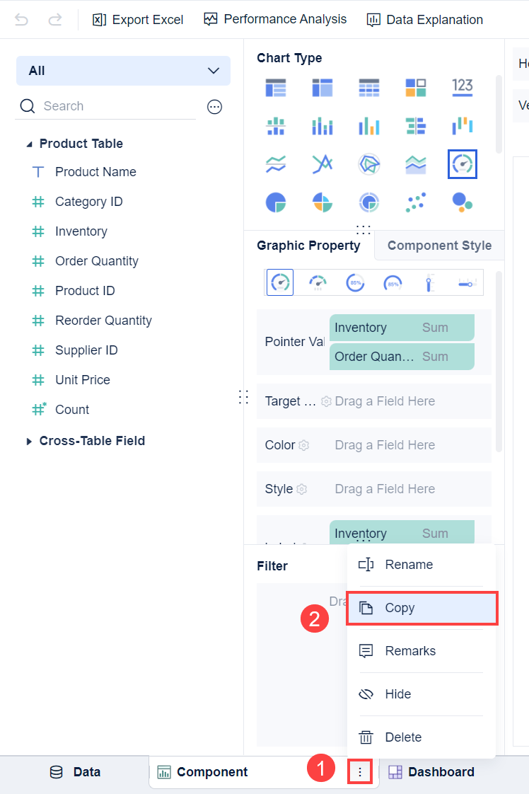 Multi-Pointer Gauge- FineBI Help Document