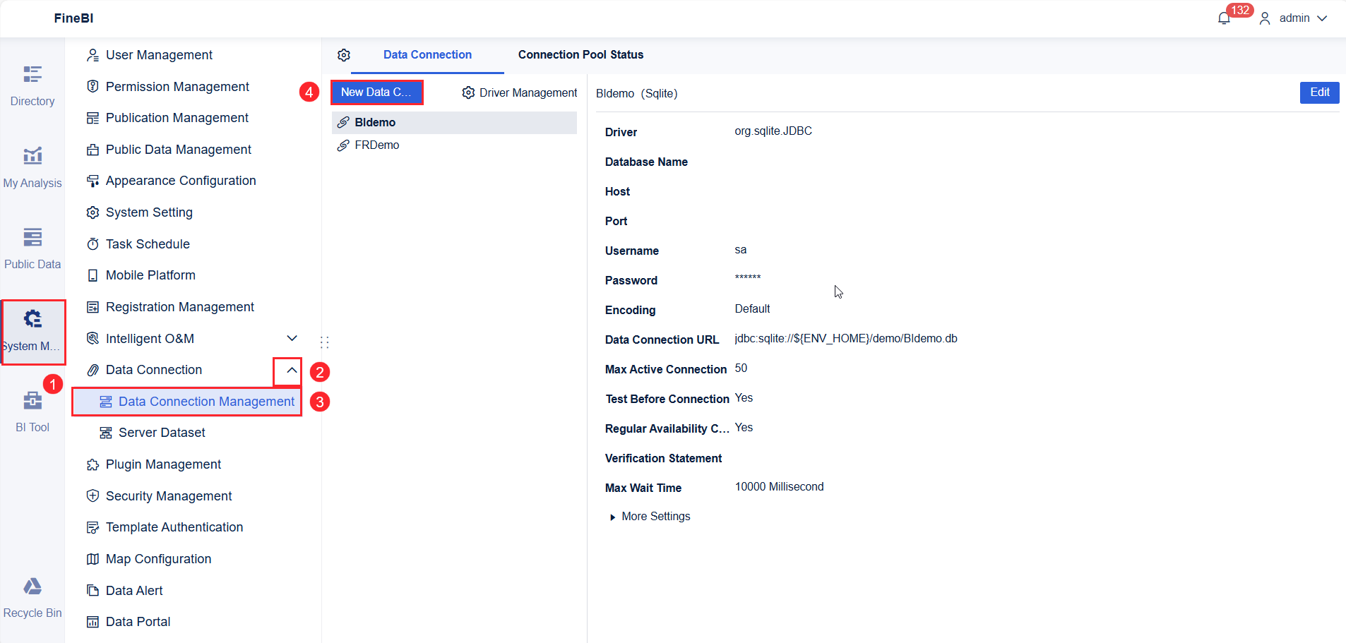 Data Connection to Hadoop Hive- FineBI Help Document