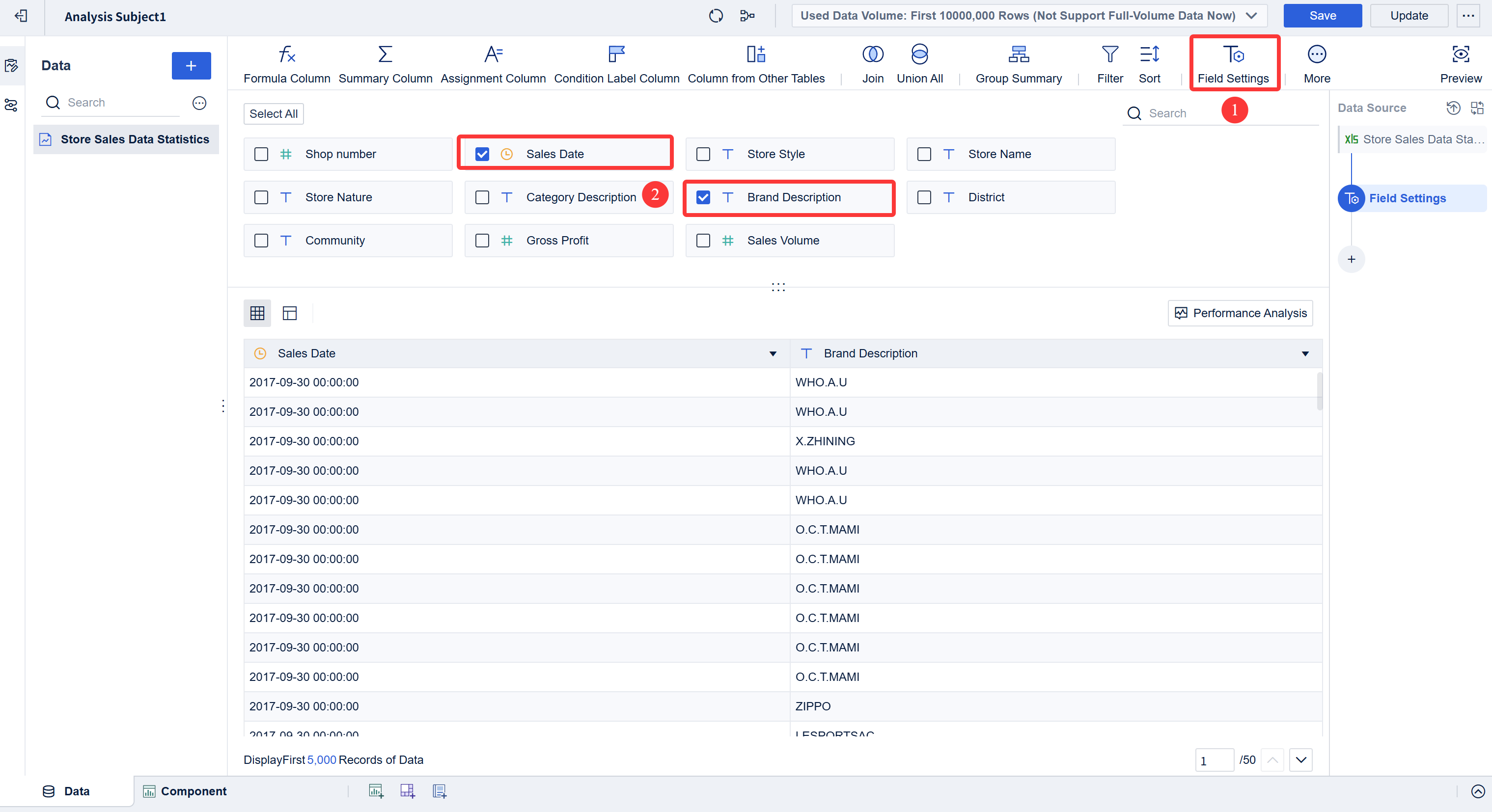 Statistical Scenarios for Distinct Count- FineBI Help Document