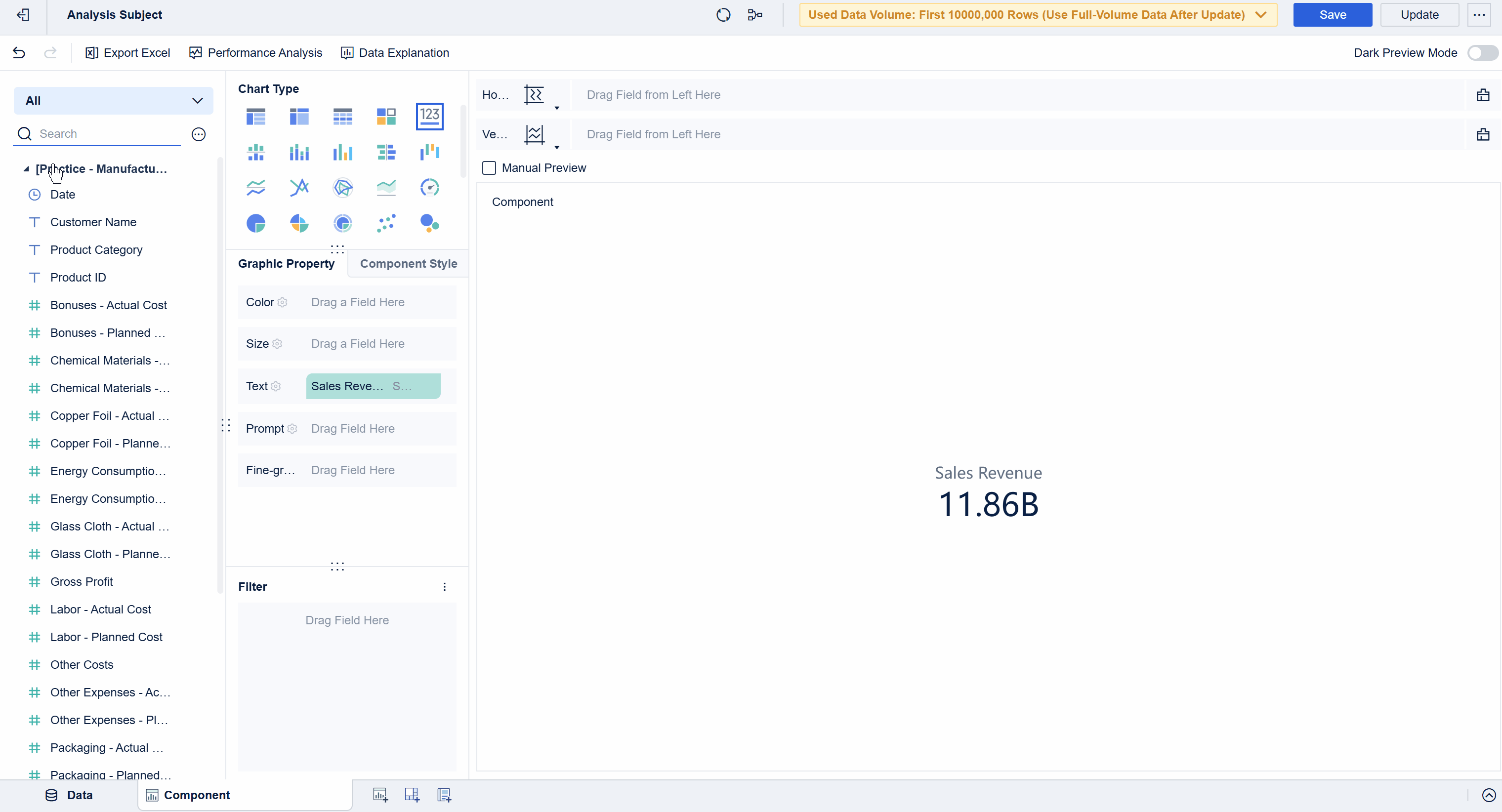 Overall Indicator Monitoring- FineBI Help Document