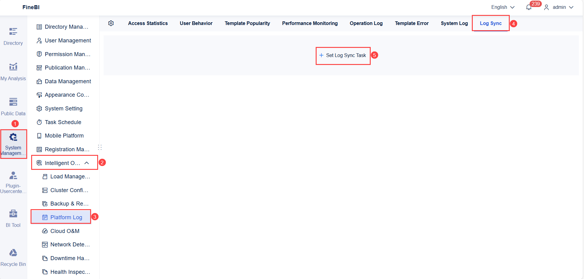 Syncing Platform Logs to Other Databases Plugin- FineBI Help Document
