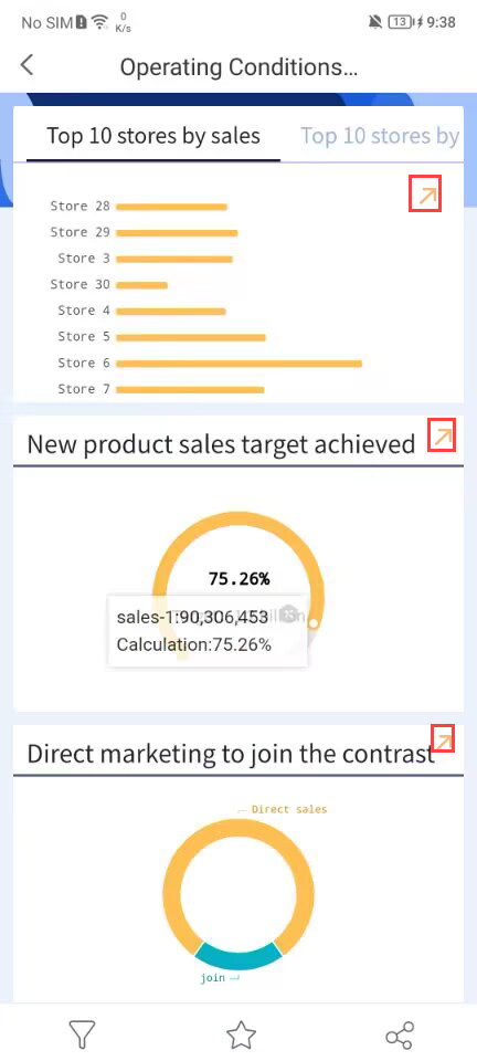 Full-Screen Button Setting- FineBI Help Document