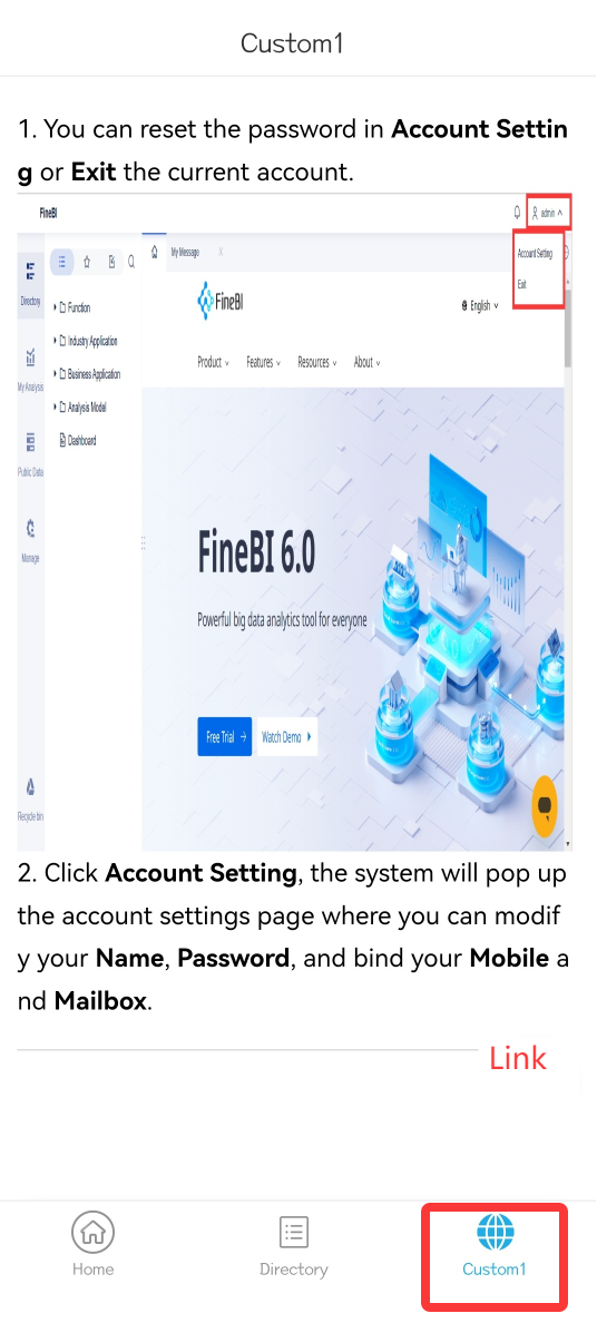 Module Configuration- FineBI Help Document