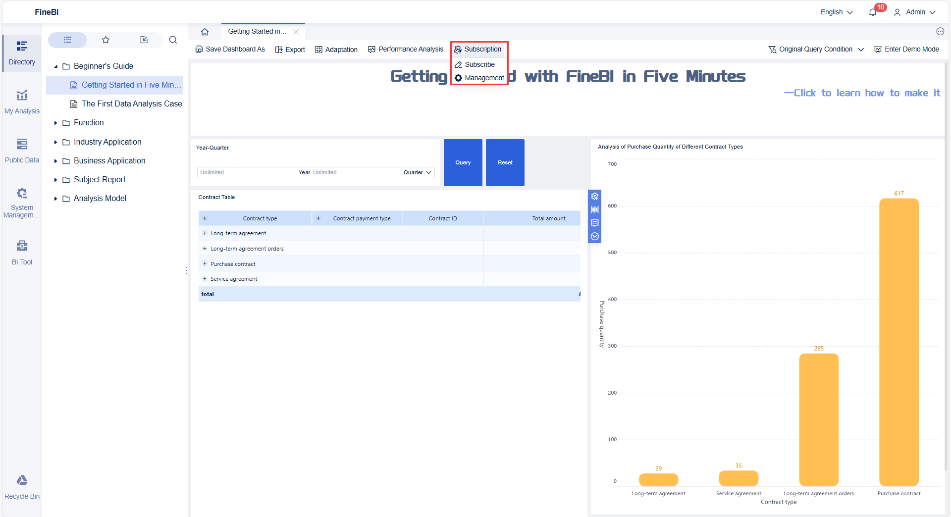 Report Subscription Plugin- FineBI Help Document