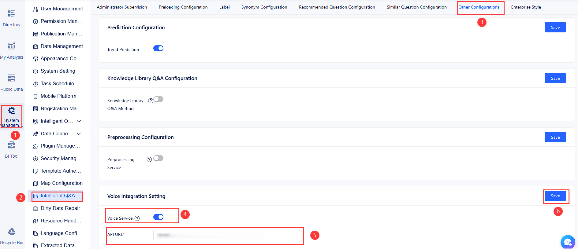 Voice Integration Setting Guide- FineBI Help Document