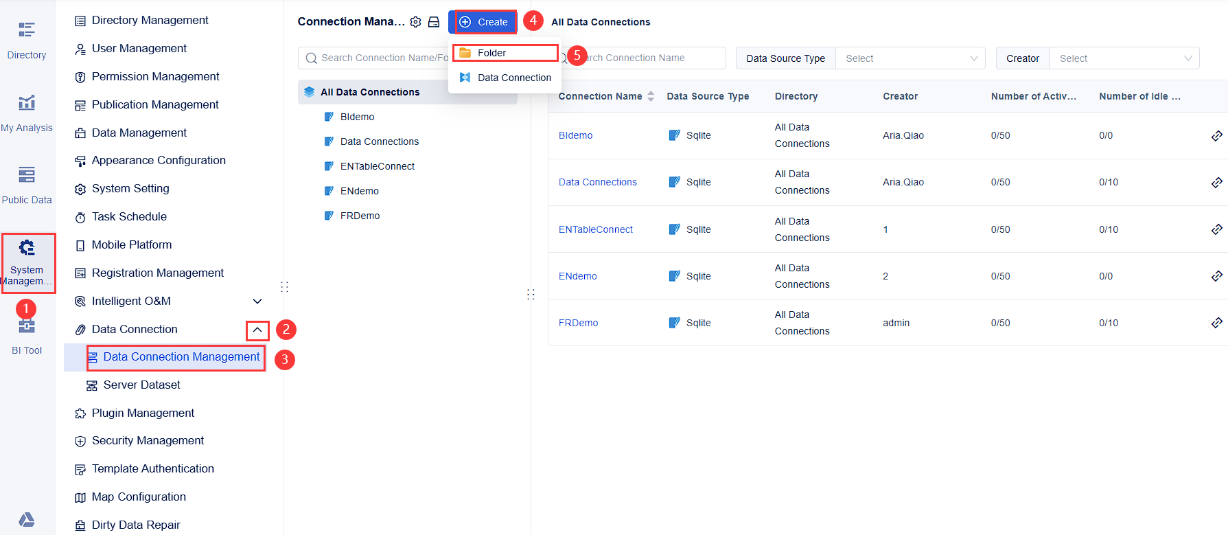 Entry-Level Data Connection Configuration- FineBI Help Document