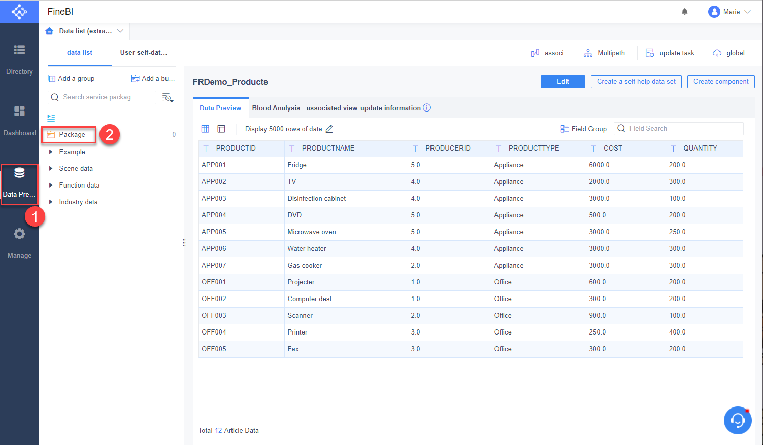 Add SQL dataset- FineBI Help Document FineBI Document