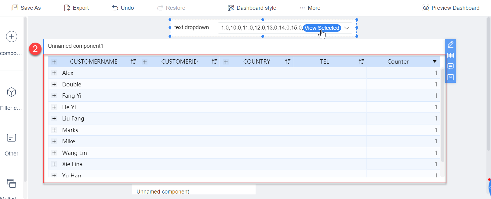 [Direct] Text component binding parameters- FineBI Help Document FineBI Document