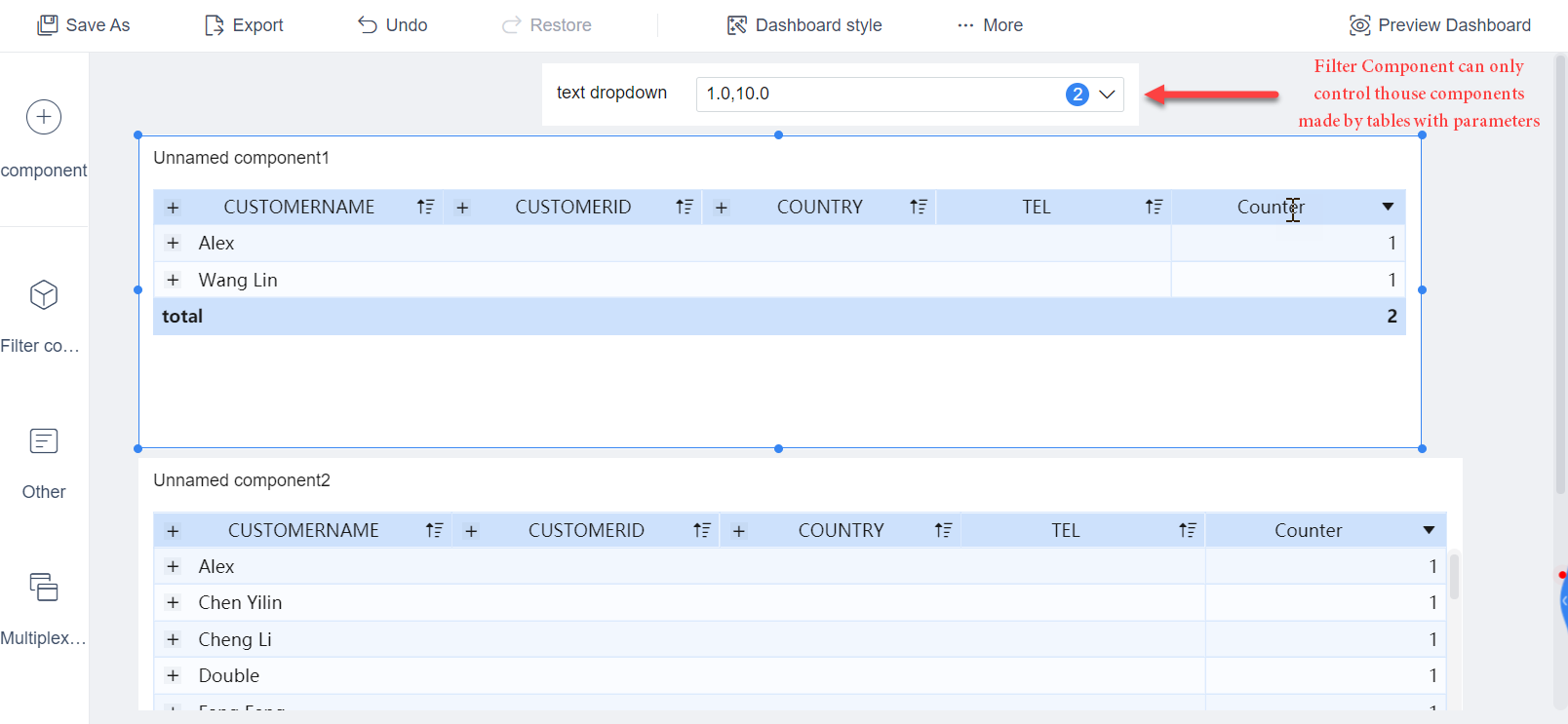 [Direct] Text component binding parameters- FineBI Help Document FineBI Document