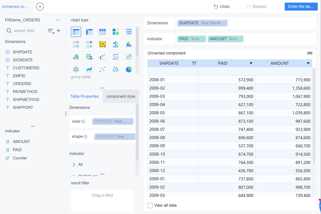 SUM_AGG- FineBI Help Document FineBI Document