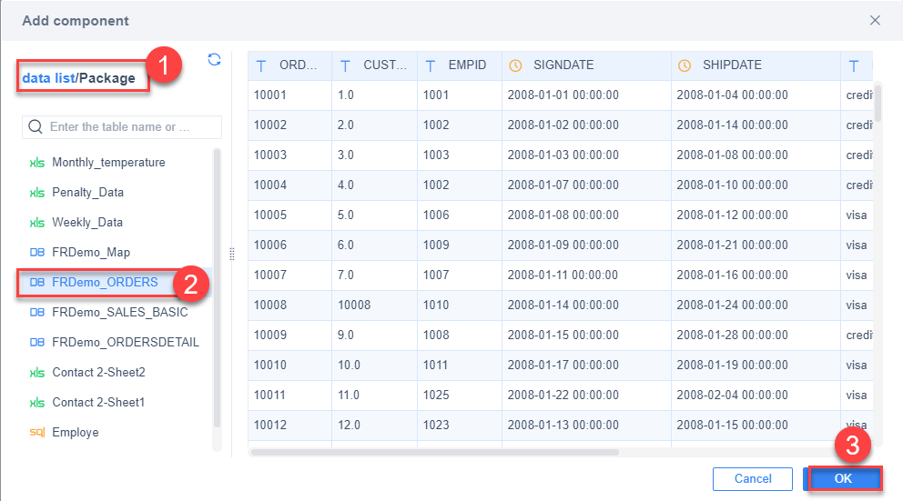 Cross table- FineBI Help Document FineBI Document