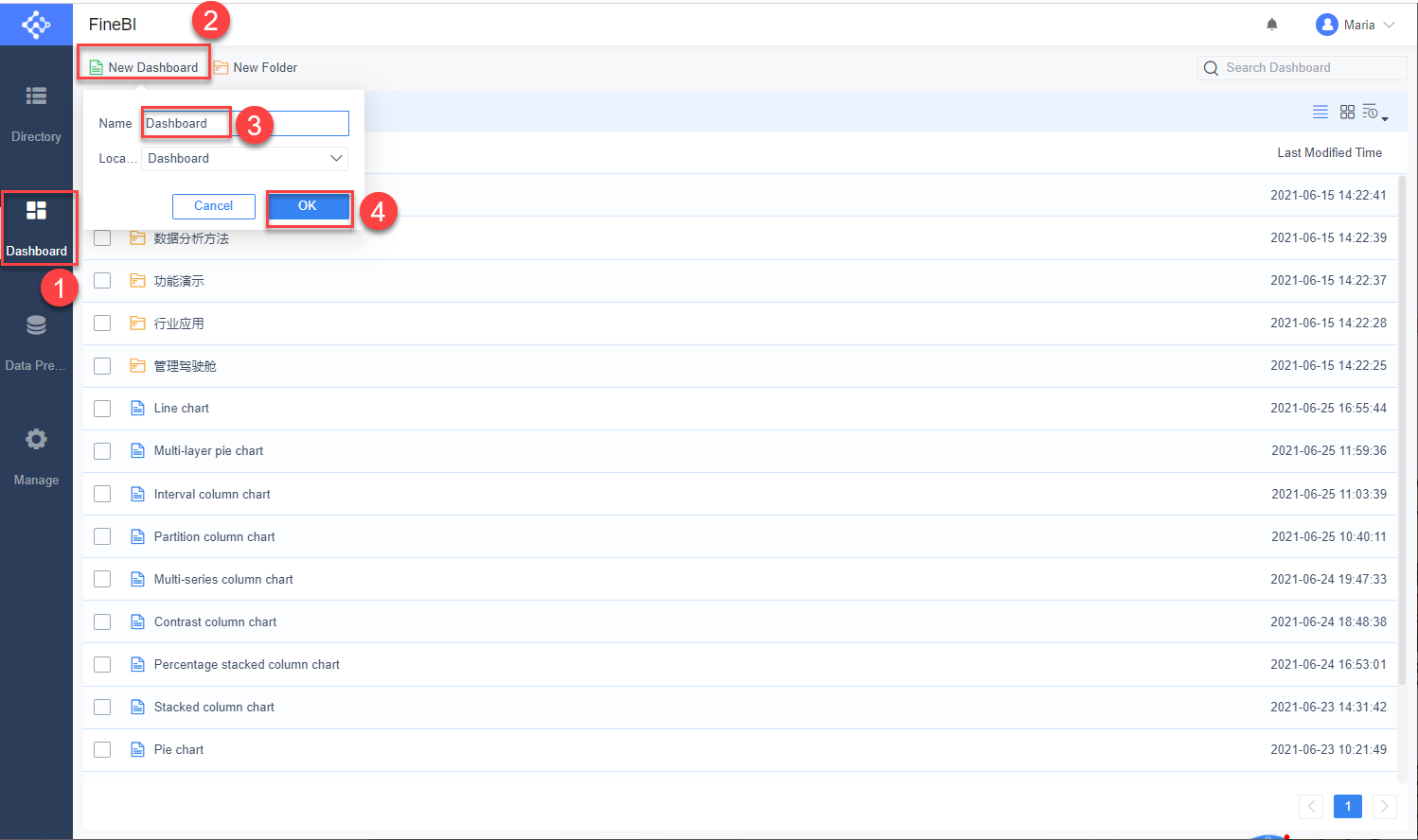 Dashboard- FineBI Help Document FineBI Document