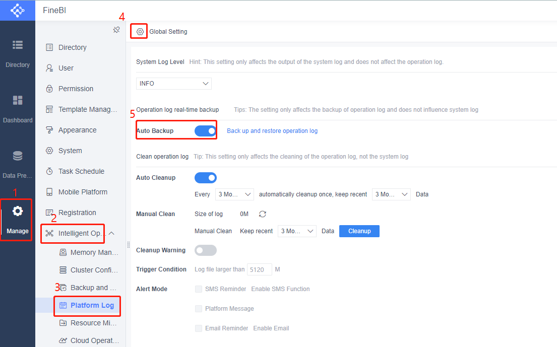 5.1.21~5.1.23 Log- FineBI Help Document FineBI Document