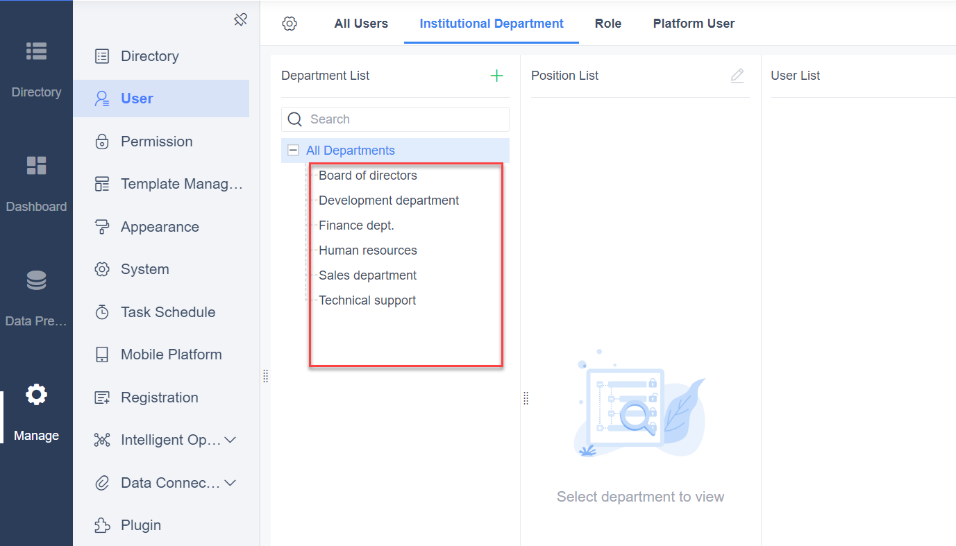 Importing Users- FineBI Document