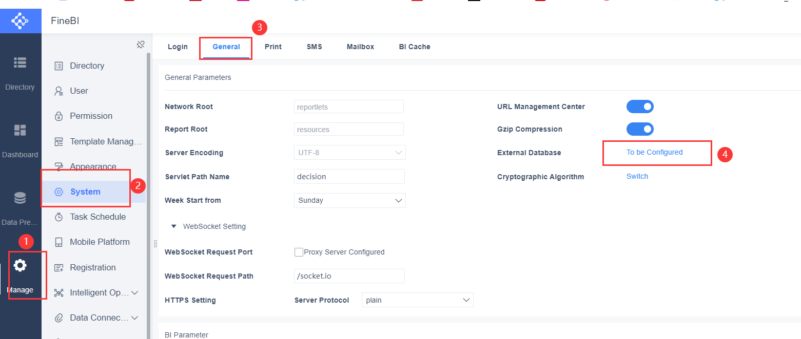 Configure PostgreSQL external database- FineBI Help Document FineBI Document